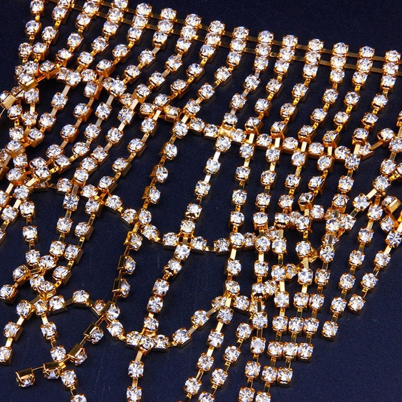 Gold Tassel, Rhinestone Underwear ,Thong for Women, New Sexy Jewelry ...