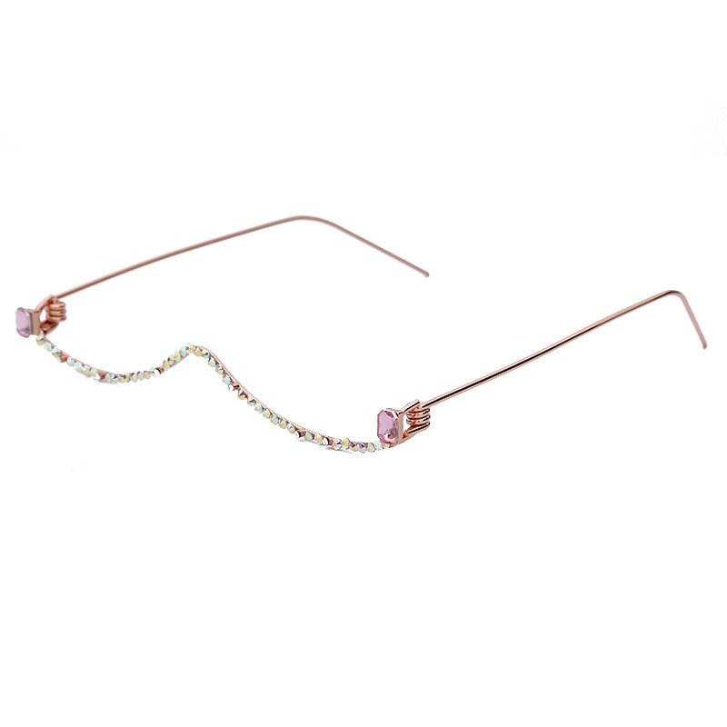 Luxury Fashion Diamond eyeglasses , Alloy Frame for Women , green and ...