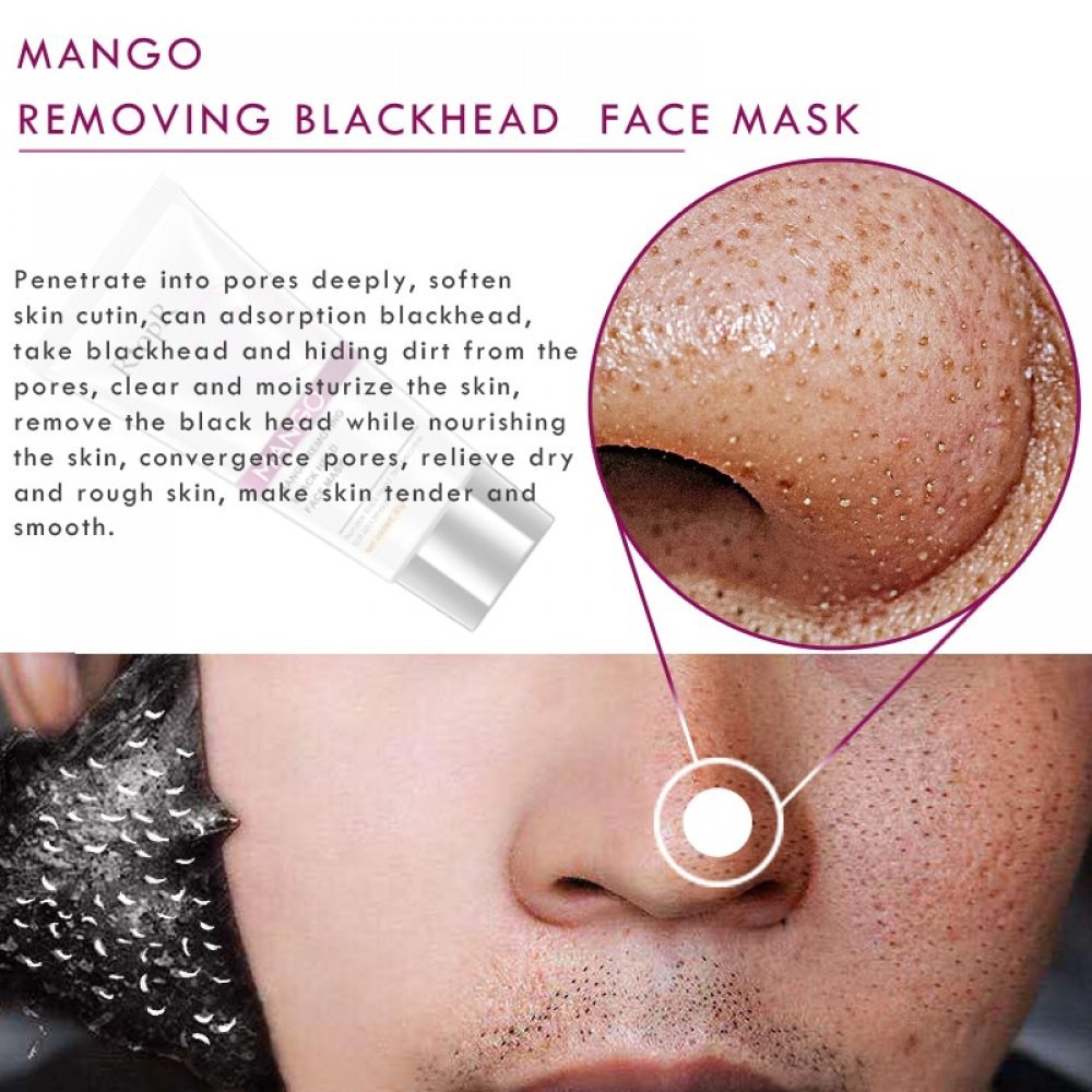 Mango Blackhead Remover. Acne Treatment Nose. Oil-control Mud Pore ...