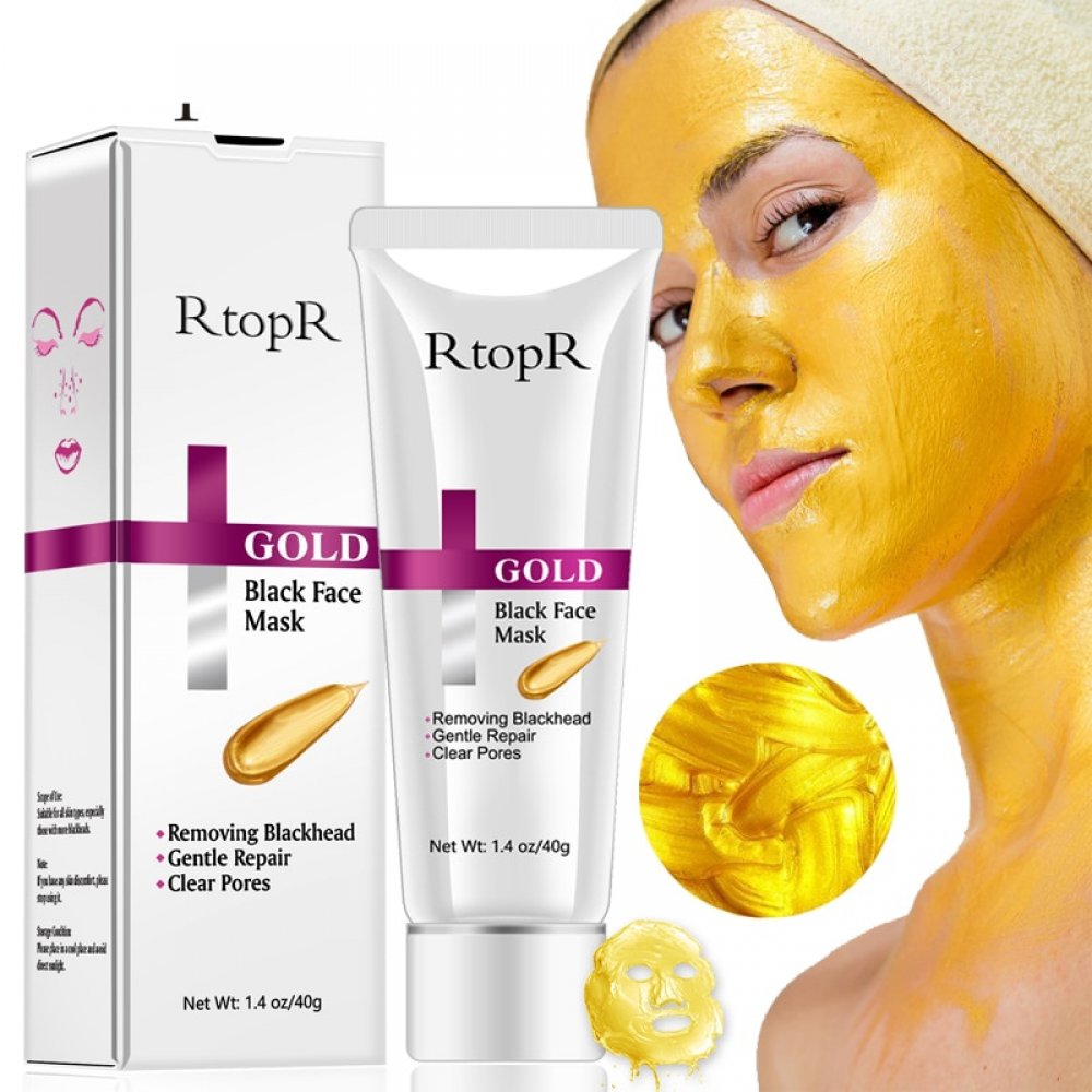 New Gold Remove Blackhead Mask, Face Pore Peeling , Acne Treatment Nose ...