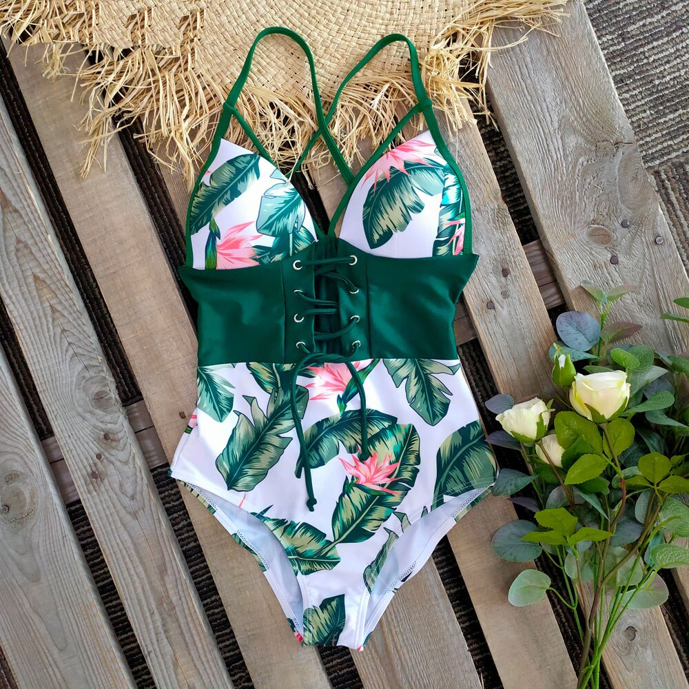 Print Swimwear , ,Vintage Retro Bathing Suits Bodysuit Beach Wear ...