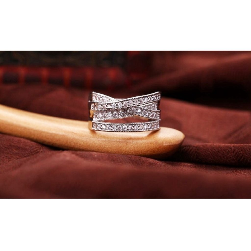 New Fashion Rings For Women . Party Elegant. Luxury Bridal Jewelry 925 ...