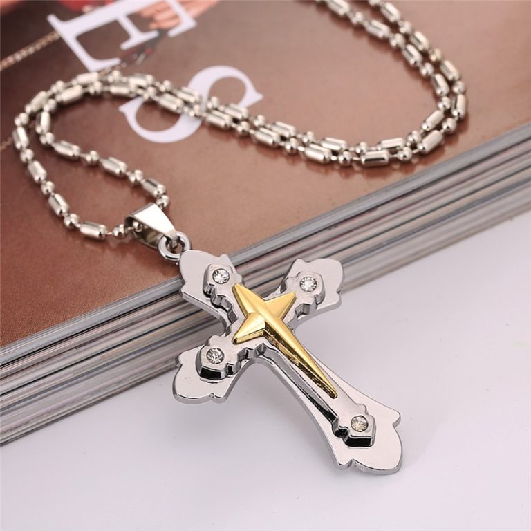 2019 New Fashion, Couple Necklace for Women , Gold and Silver Creative ...
