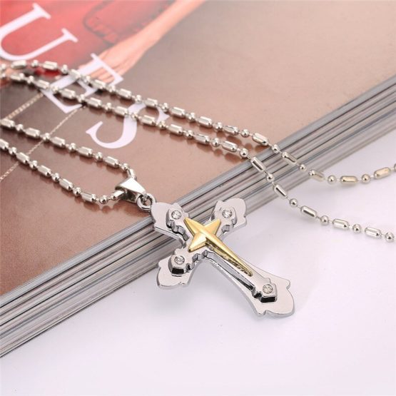 2019 New Fashion, Couple Necklace for Women , Gold and Silver Creative ...