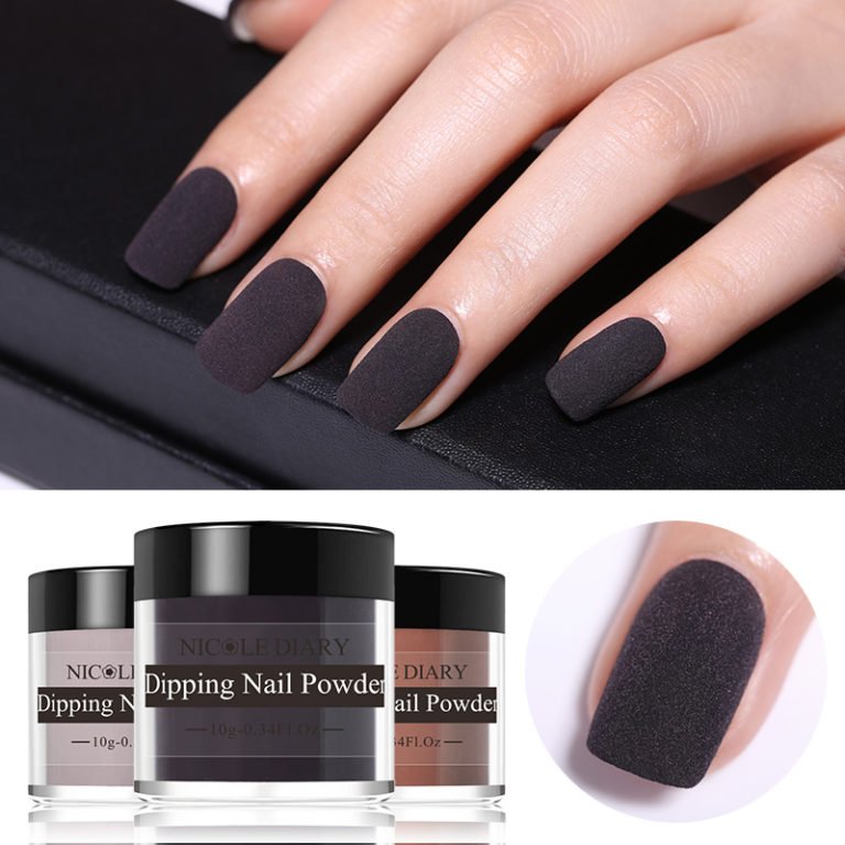 10g Dipping Nail Powder , Nails Glitter, Matte Color, Gradient Nail Art ...